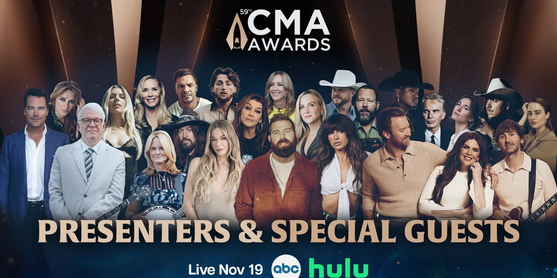 CMA Reveals Presenters And Special Guests For “The 59th Annual CMA ...
